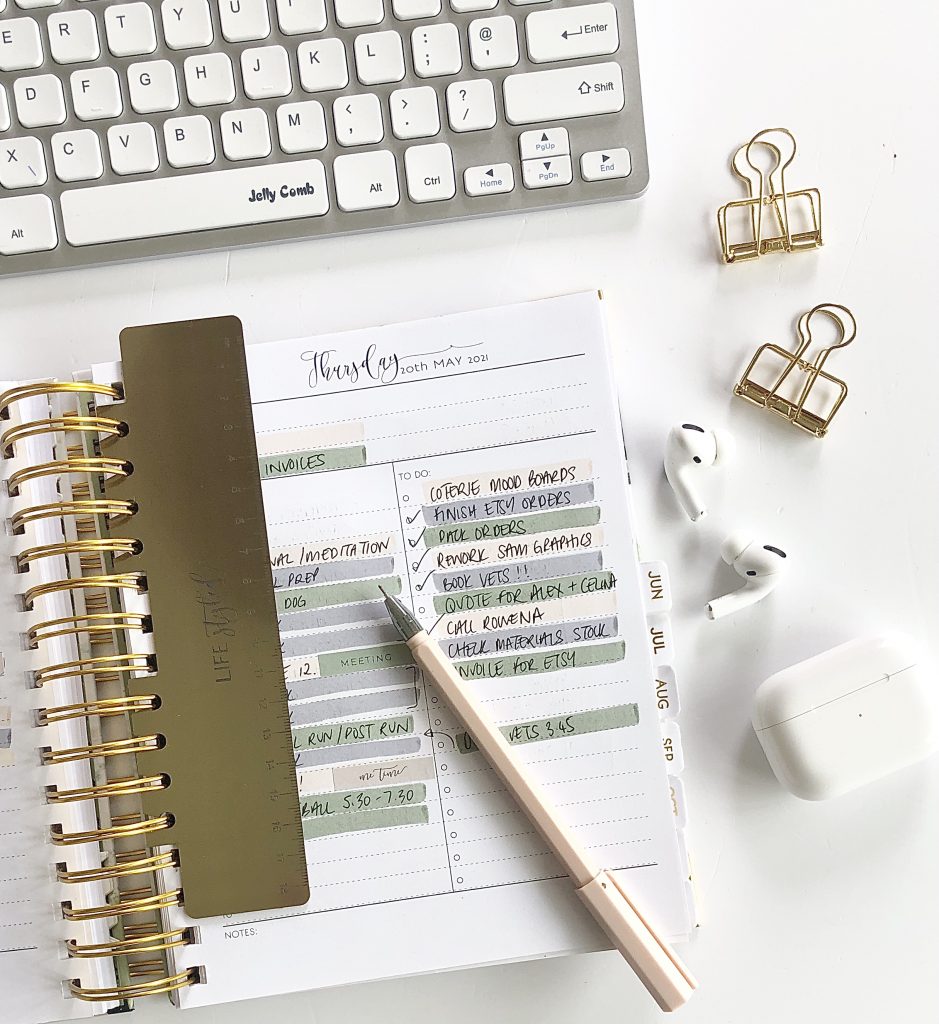 planner page mark ruler | LifeStyled Planner