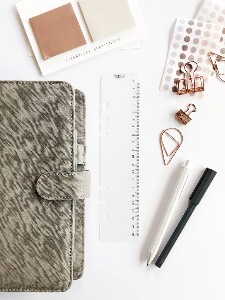 agenda page mark ruler | LifeStyled Planner